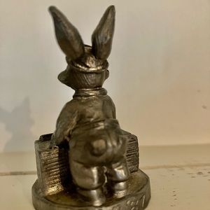 RB PEWTER | Accents | Sculptor Michael Ricker Rabbit Figurine 87 Cpa ...